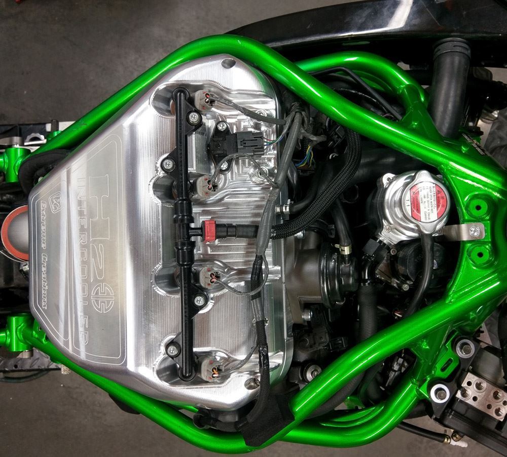 Kawasaki Ninja H2 Intercooler Kit. Performance Motorcycle Accessories ...