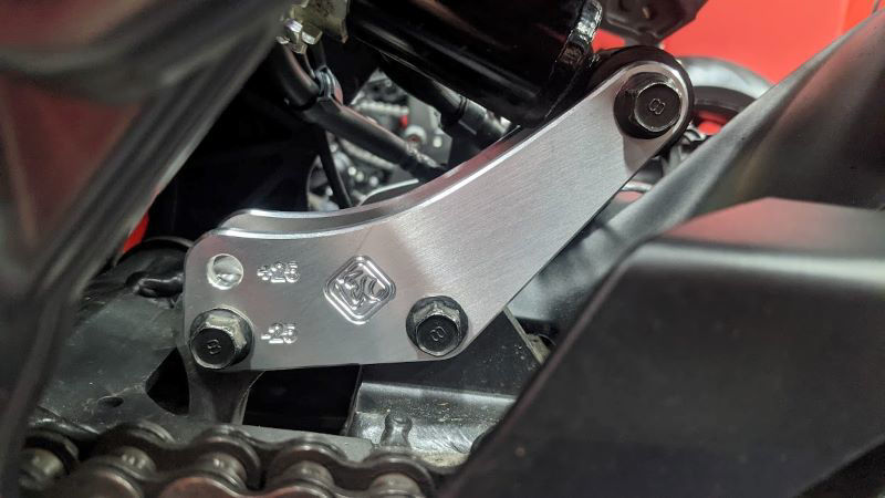 MT09 2021> model Lowering links Jack up plates. Performance Motorcycle ...