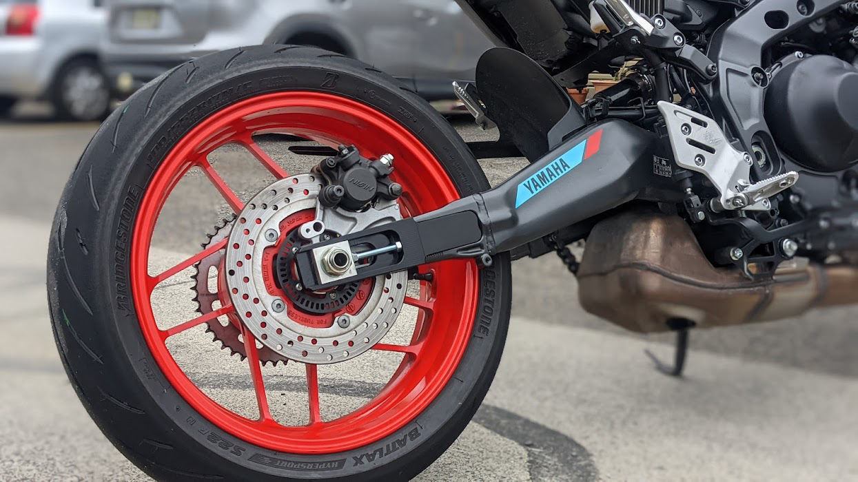 MT09 2021-24 Model 4"- 6" Swing Arm Extensions. Performance Motorcycle ...